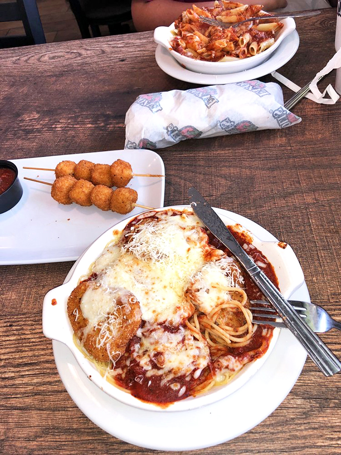 Pasta perfection doesn't need to be complicated. This hearty portion of spaghetti proves that sometimes the classics deserve their permanent spot in the rotation.