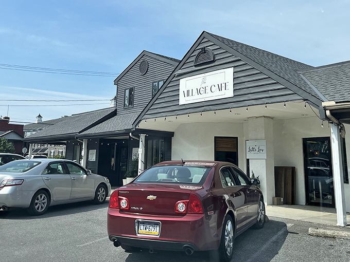 The Village Cafe offers small-town charm with big-city flavor &ndash; the culinary equivalent of finding a designer handbag at a yard sale. 