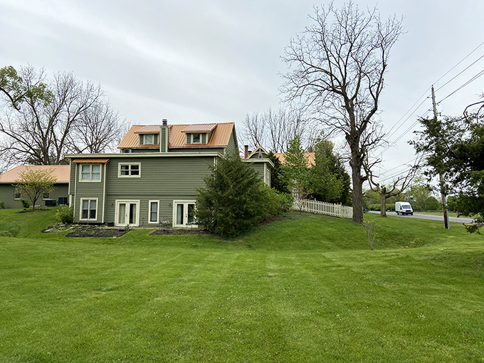 Even in winter dormancy, the property maintains its storybook charm&mdash;proof that some places don't need perfect weather to look perfect.