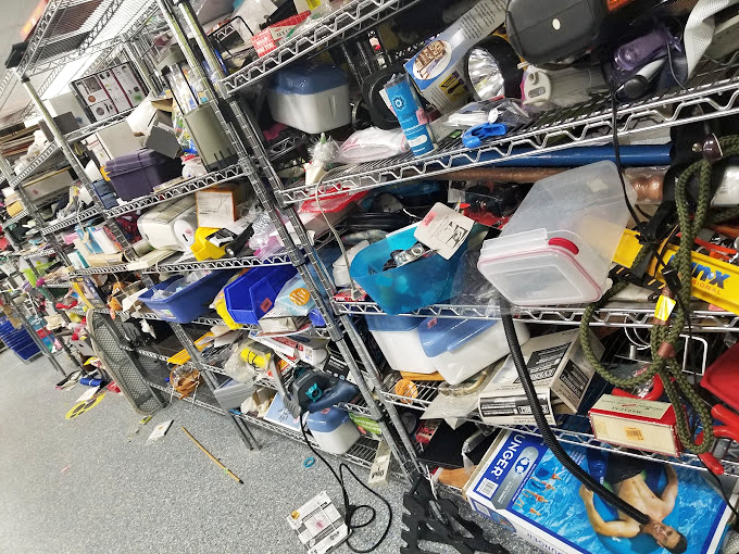 Storage container chaos that would make Marie Kondo weep! Yet somewhere in this jumble lurks the perfectly-sized container you've been searching for.