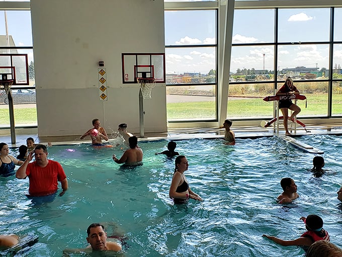 Who needs the NBA when you can shoot hoops in waist-deep water? The perfect sport for those of us whose vertical leap isn't what it used to be.