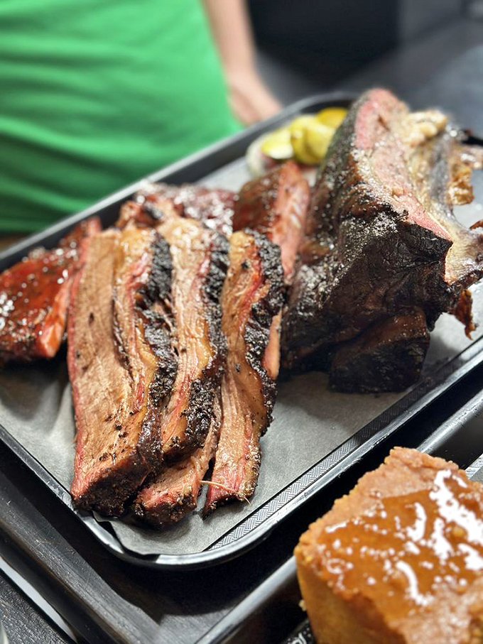 Behold the beef rib &ndash; prehistoric in proportion, glistening with rendered fat, and sporting a bark that should be in the Smithsonian of Smoke.
