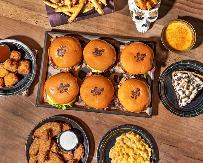 Burgers branded with the Witching Hour logo arrive like edible works of art &ndash; a feast for Instagram before becoming a feast for your stomach.