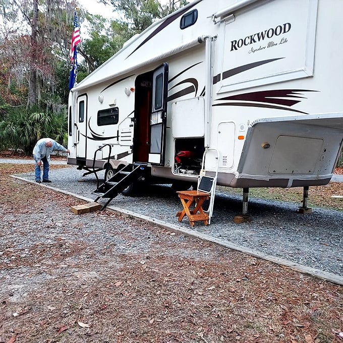 RV camping at Fort McAllister brings modern comfort to historical grounds. Just don't expect Wi-Fi strong enough to stream "Gone With The Wind."
