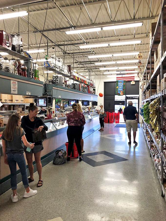 The universal language of candy brings shoppers together, united in the pursuit of that perfect sweet memory from childhood.