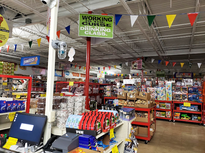 Like a treasure map with glass markers instead of X's, this drinking glass display offers everyday essentials at prices that'll make your wallet do a happy dance.