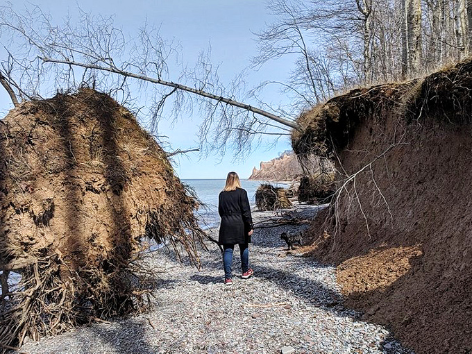 Erosion creates natural doorways to adventure, reminding us that Mother Nature is constantly redecorating without consulting HGTV.