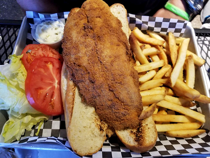 Behold the star of our show&mdash;a fish sandwich that makes other sandwiches question their life choices. Golden, crispy, and ready for its close-up.