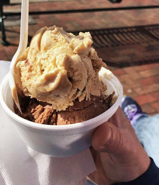 Two scoops of heaven in a humble cup. Some people meditate; I prefer this particular path to nirvana.