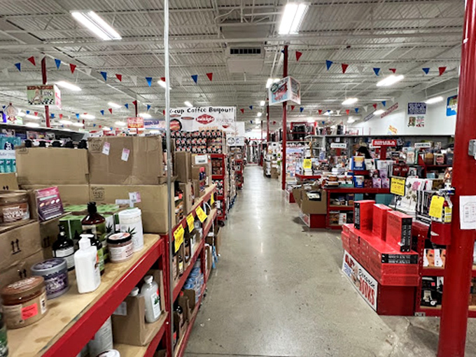 Walking these aisles feels like exploring a retail archaeological dig. Each turn reveals another layer of potential bargains waiting to be unearthed.