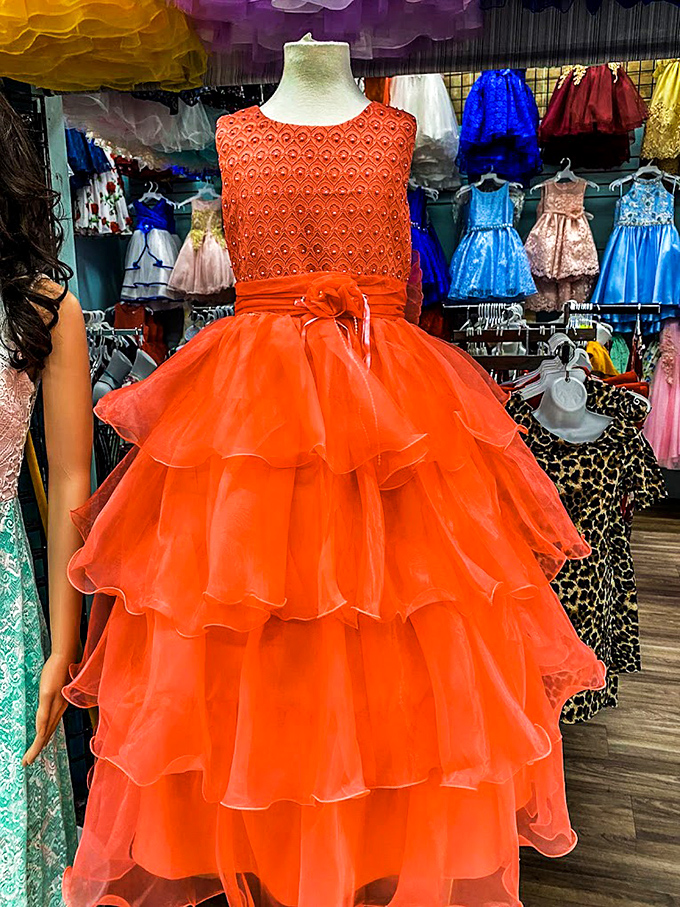 Cinderella had one magical gown; here, little princesses can choose from a rainbow of options that would make fairy godmothers obsolete.