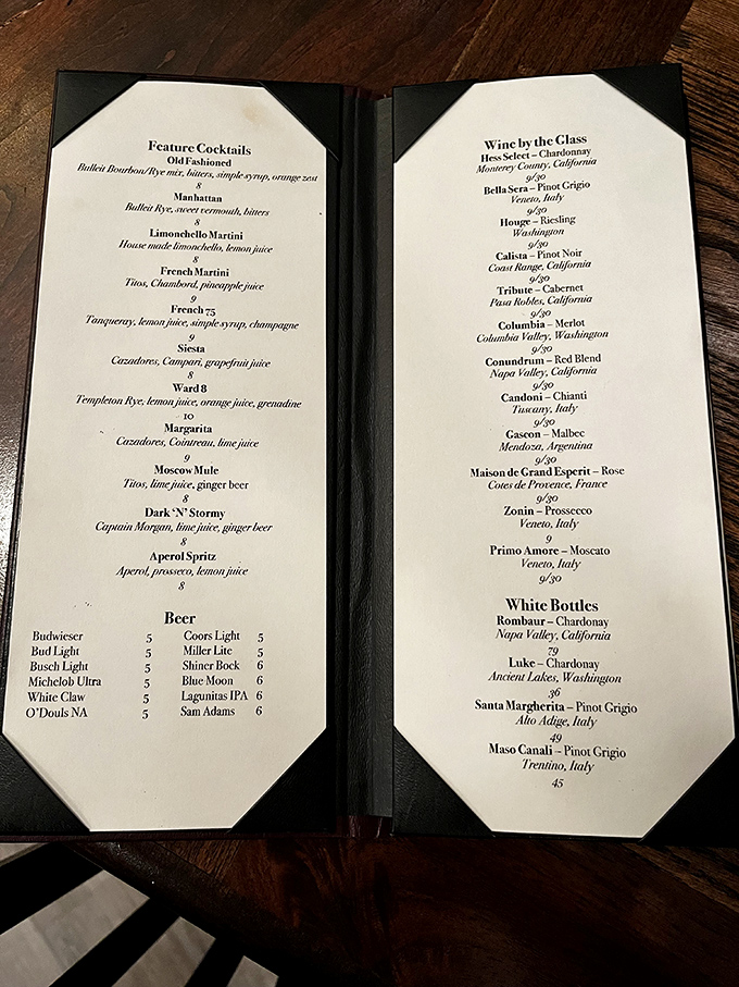 This isn't just a menu&mdash;it's a passport to flavor country. From Old Fashioneds to Moscato, Eldora knows how to keep spirits high.