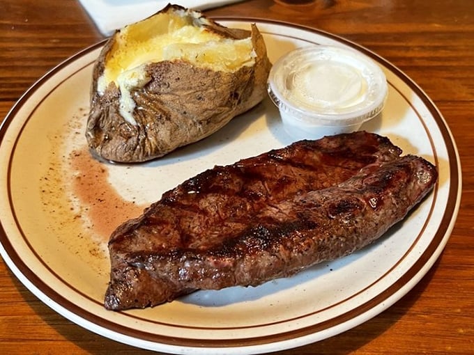 This NY Strip isn't just a steak; it's a masterclass in simplicity &ndash; perfectly seared, properly rested, and ready for its close-up.