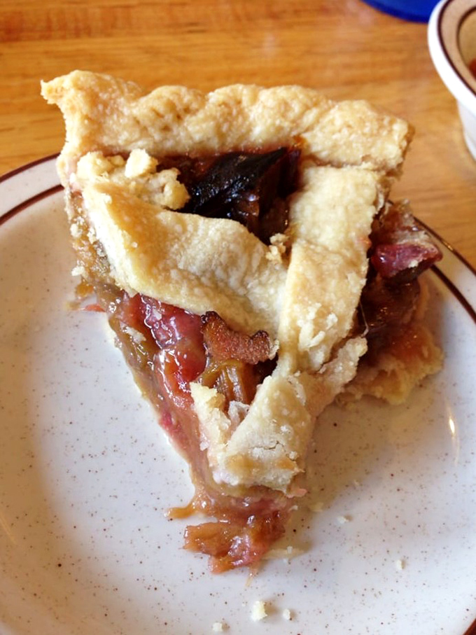 This rhubarb pie isn't just dessert, it's a sweet-tart time machine to grandma's kitchen, where patience and butter were the secret ingredients.