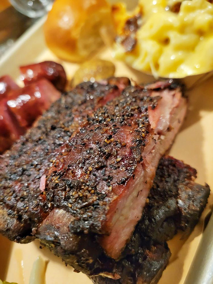 That bark! That smoke ring! This brisket has the kind of edge-to-edge perfection that makes grown BBQ judges weep.