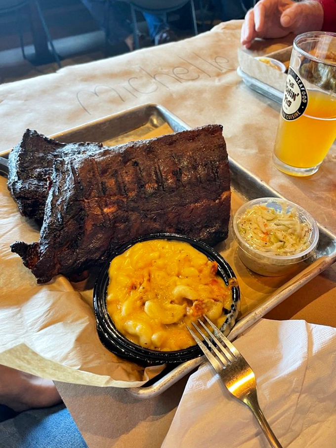 These ribs don't just fall off the bone &ndash; they practically leap onto your fork, begging to introduce themselves to your taste buds.