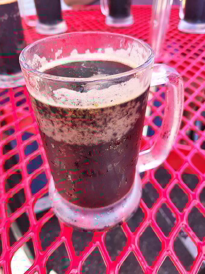 That frosty mug of root beer isn't just a drink; it's liquid nostalgia with carbonation that tickles memories awake.
