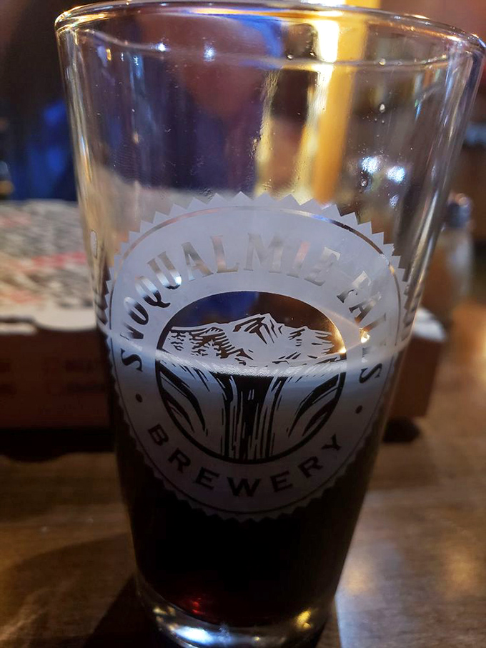 Liquid obsidian in a glass&mdash;this dark brew isn't just beer, it's a philosophical statement about depth, complexity, and why you should order another round.