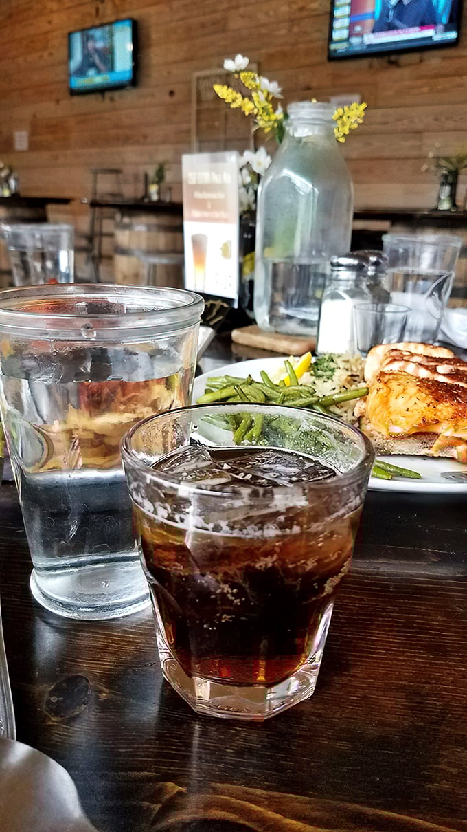 That root beer isn't just a drink, it's a time machine in liquid form, taking you back to childhood but with grown-up depth.