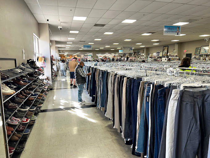 The men's section offers everything from casual weekend wear to office-appropriate attire. Even the most reluctant shopper might find unexpected joy between these racks.