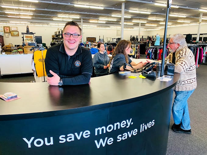 "You save money. We save lives." Not just a slogan, but a mission statement. The friendly staff makes treasure hunting feel like a noble pursuit.