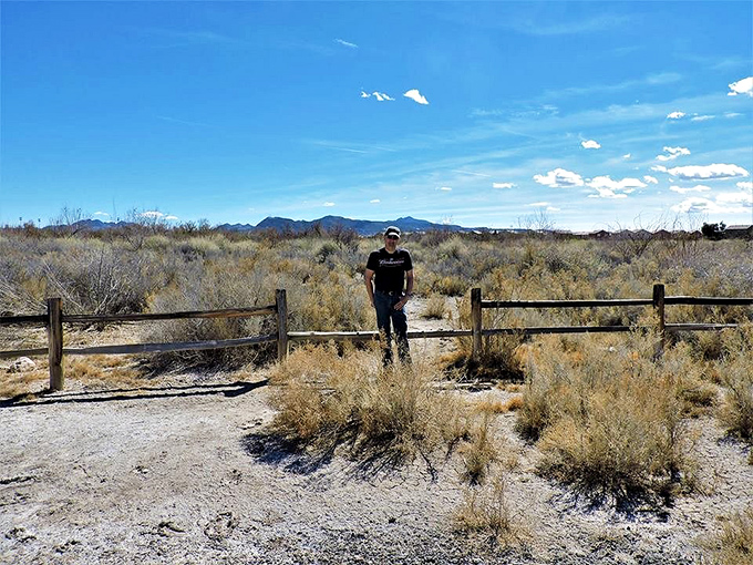 Desert horizons stretch beyond imagination. The vast Nevada landscape reminds us that sometimes the best casino in Vegas is the one nature built.