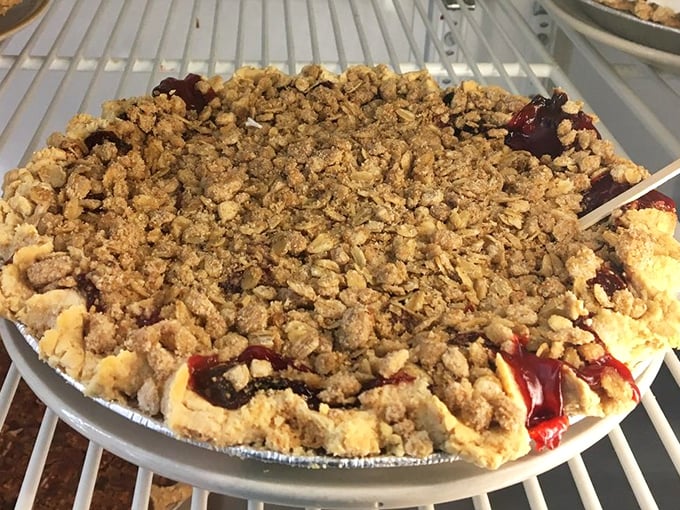 Behold the crumb-topped masterpiece that's caused more "just one more slice" promises to be broken than any dessert in San Marcos history.