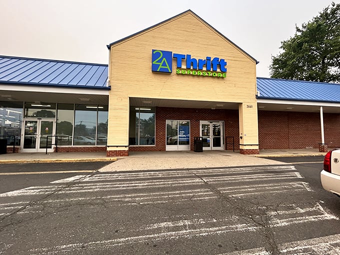 2nd Ave's cheery blue sign promises a first-class second-hand experience. It's like Narnia for bargain hunters - bigger on the inside than it appears.