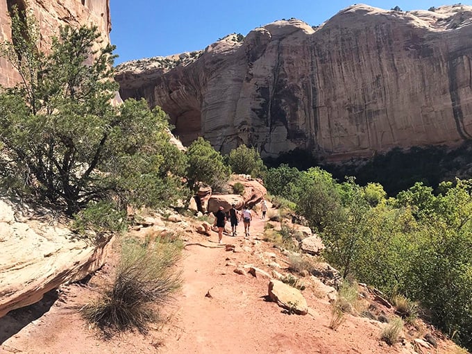 Boulder: Hiking trails that lead to slot canyons so magical you'll wonder if Mother Nature was showing off just to impress the locals.
