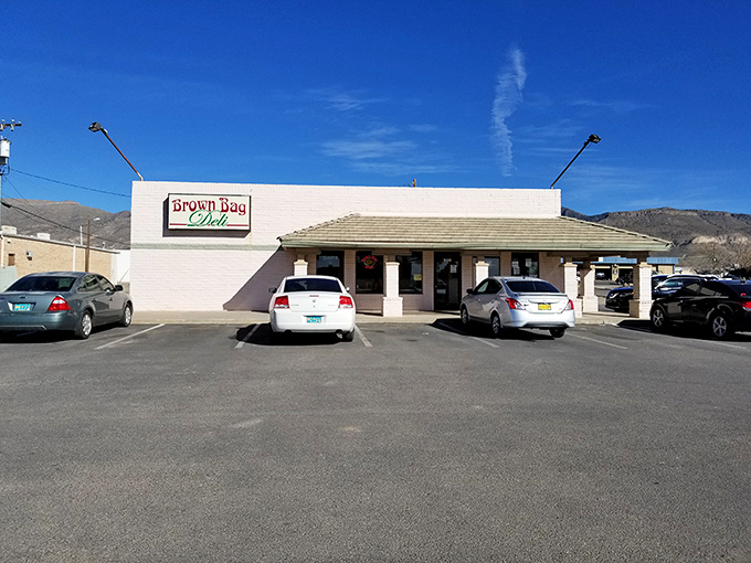 Brown Bag Deli's modest exterior hides sandwich greatness within. Never judge a deli by its cover!