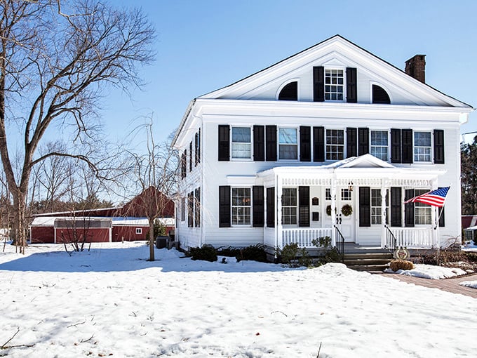 Cranbury's pristine historic district showcases classic American architecture dusted with snow &ndash; proof that Norman Rockwell paintings sometimes come to life in New Jersey.