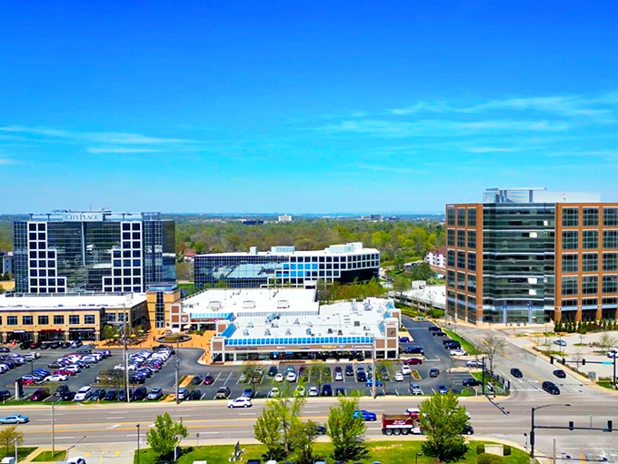 Creve Coeur's modern commercial district might look upscale, but pockets of affordability exist for savvy seniors seeking suburban convenience.