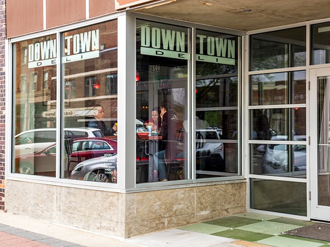 Downtown Deli's modern storefront brings a touch of big-city sandwich sophistication to Main Street Ames.