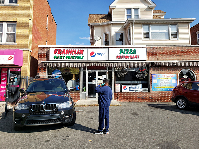 Franklin Giant Grinder&mdash;where Hartford locals queue for sandwich salvation. That Pepsi sign has witnessed decades of deliciousness.