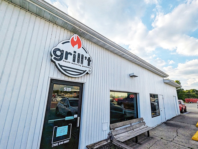 Grill't's clean white building stands like a blank canvas - soon to be painted with BBQ sauce on your face!