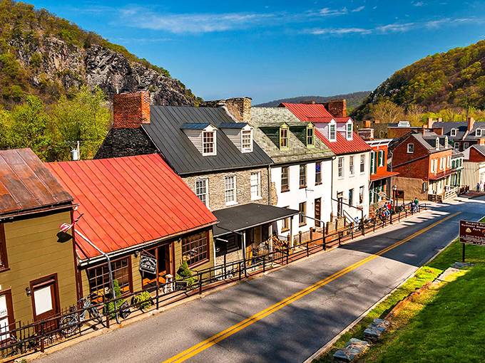 Harpers Ferry: Nature didn't hold back when designing this river town&mdash;three states visible in one breathtaking view.