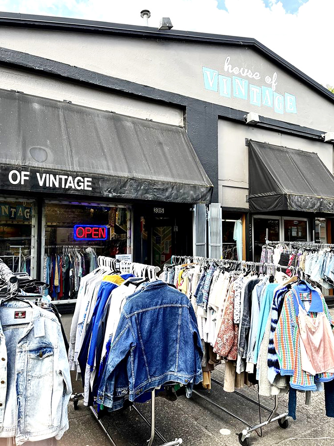 House of Vintage's classic storefront hides a time-traveling wardrobe inside &ndash; no DeLorean required, just bring your wallet.