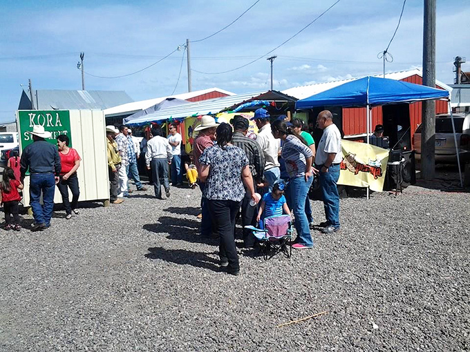 Part small-town reunion, part treasure trove! Burley's swap meet draws locals who know that the best deals aren't found in glossy catalogs.