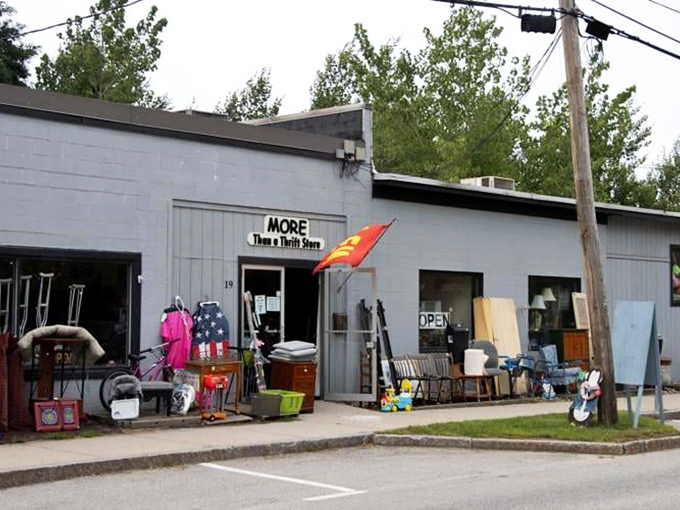 "More Than a Thrift Store" isn't kidding&mdash;their sidewalk preview is like an appetizer before the main course of finds.