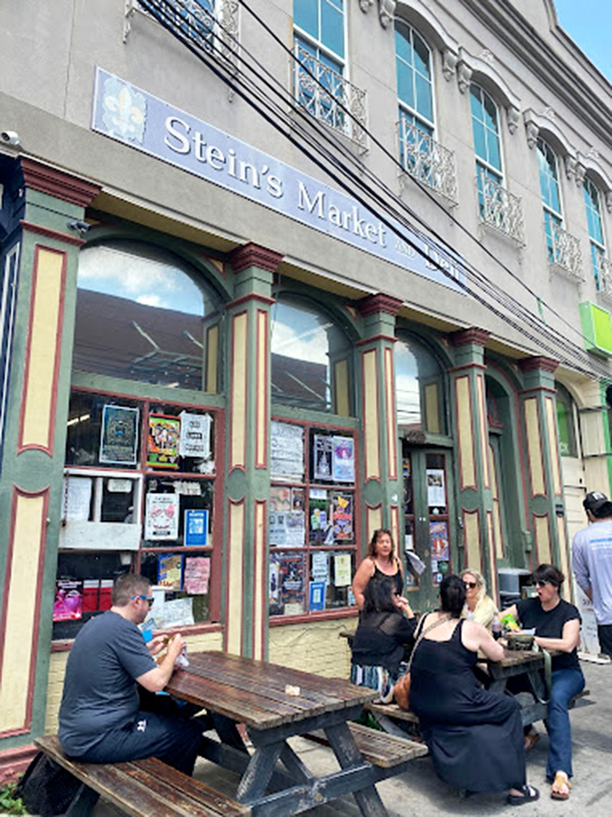 Stein's brings New York deli attitude to NOLA, where the Reubens are stacked higher than French Quarter rent.