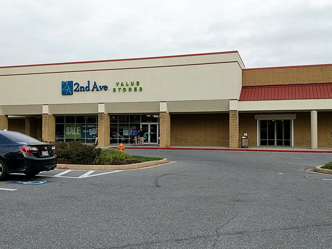 Bright windows reflect shoppers' anticipation &ndash; retail therapy at wholesale prices just beyond those doors.