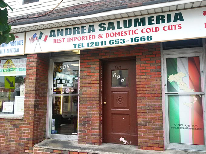 Behind this unassuming brick entrance, Andrea Salumeria crafts Italian sandwiches that would make your nonna weep with joy.