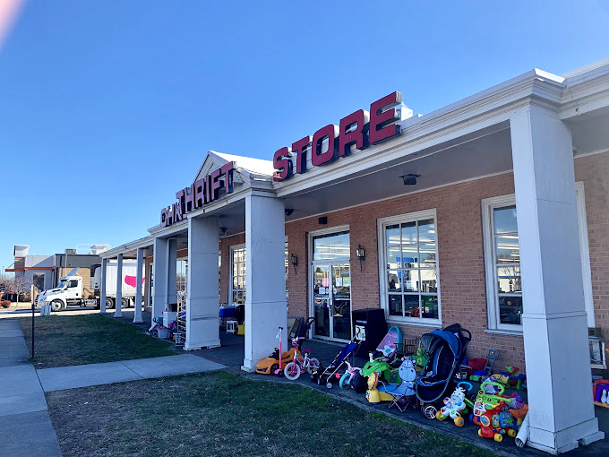 Shopping with purpose! Every purchase at this cheerful storefront helps children while helping your budget. Win-win!