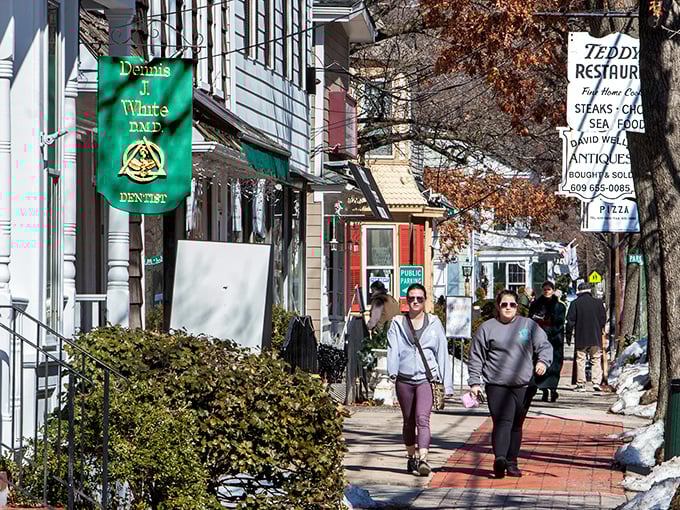 Strolling down Cranbury's brick-lined sidewalks feels like walking through a living history book, where shopkeepers still greet you by name.