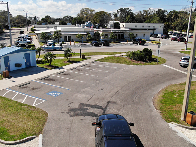 This unassuming shopping center in Edgewater won't win architectural awards, but your wallet will thank you for the prices inside.
