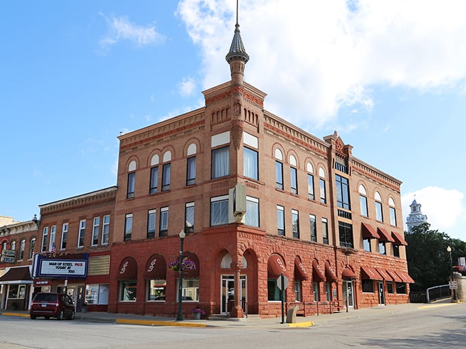 Looking down Elkader's welcoming main street feels like discovering a movie set for "Small Town America: The Director's Cut."