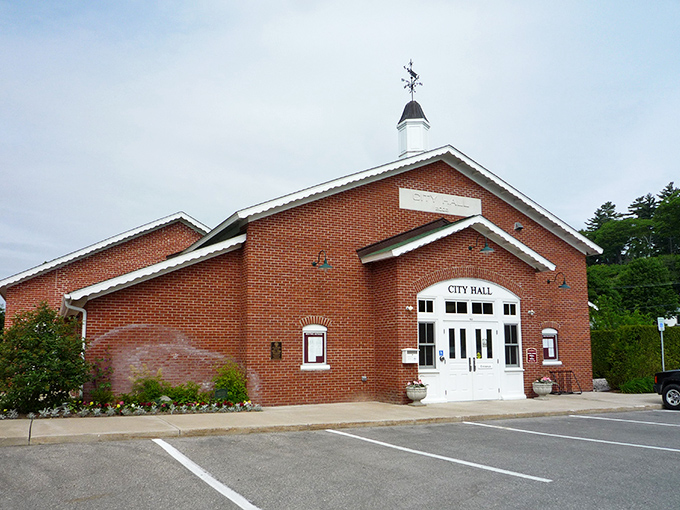 City Hall never looked so charming—Harbor Springs wraps municipal business in picture-perfect white clapboard and green shutters.