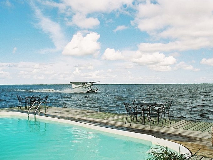 Clear blue skies and tranquil waters make Jean Lafitte a paradise for those who prefer fishing tales to traffic jams.