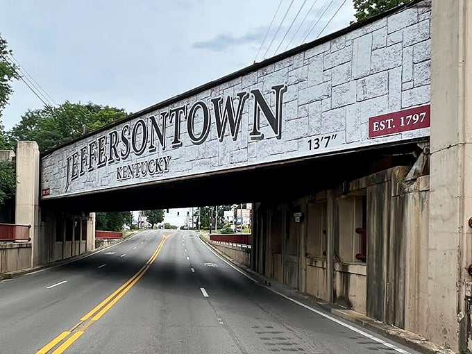 Historic Jeffersontown proudly displays its 1797 founding date. Over two centuries of Kentucky hospitality packed into one charming town!