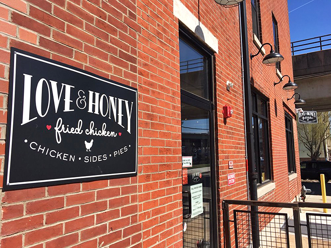 Love & Honey Fried Chicken (Philadelphia): "Night lights and comfort food&mdash;this little corner spot glows with promise like the last scene in a feel-good movie."